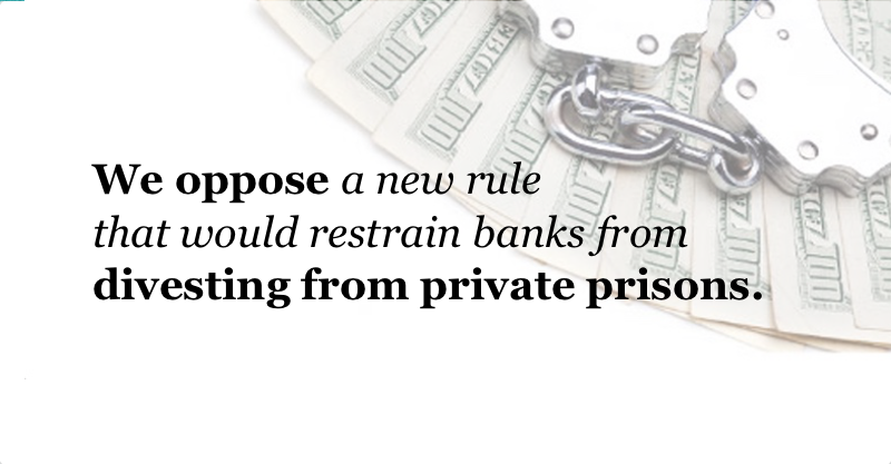 Prison Policy Initiative and allies oppose new banking rule | Prison ...
