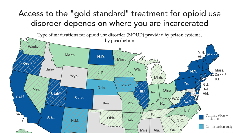 Access to the "gold standard" treatment for opioid use... | Prison ...
