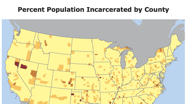 Percent Population Incarcerated by County | Prison Policy Initiative