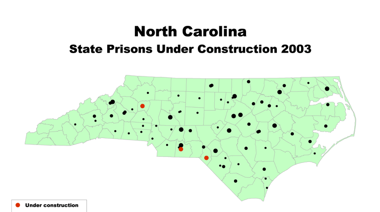 North Carolina state prisons under construction | Prison Policy Initiative