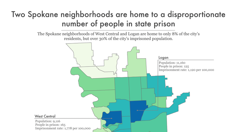 Two Spokane neighborhoods are home to a disproportionate... | Prison ...